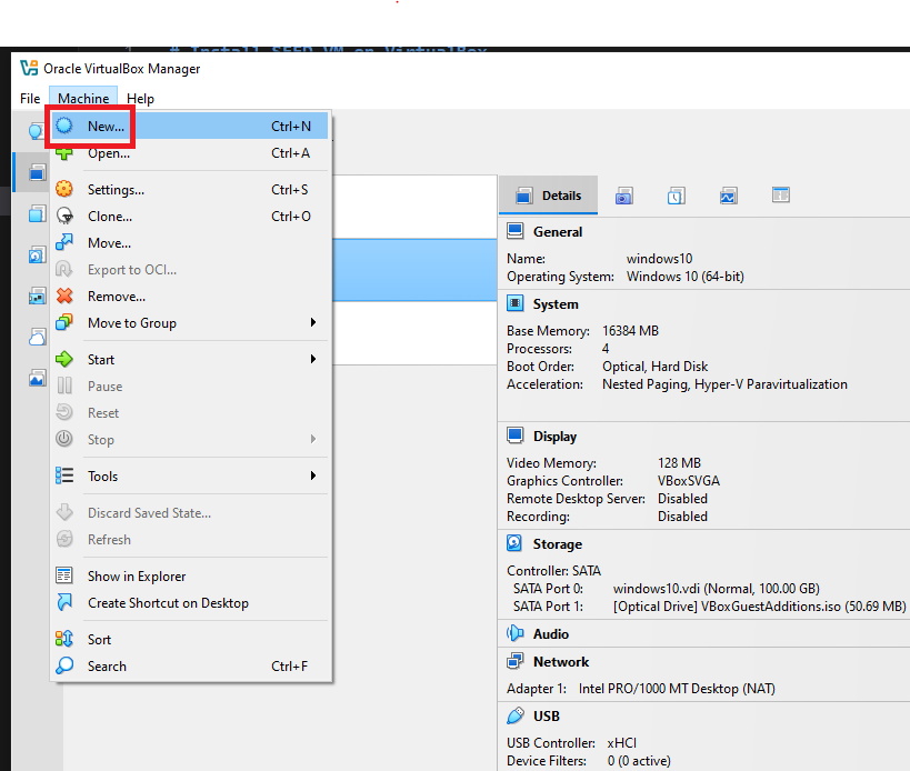 - Install SEED VM on VirtualBox