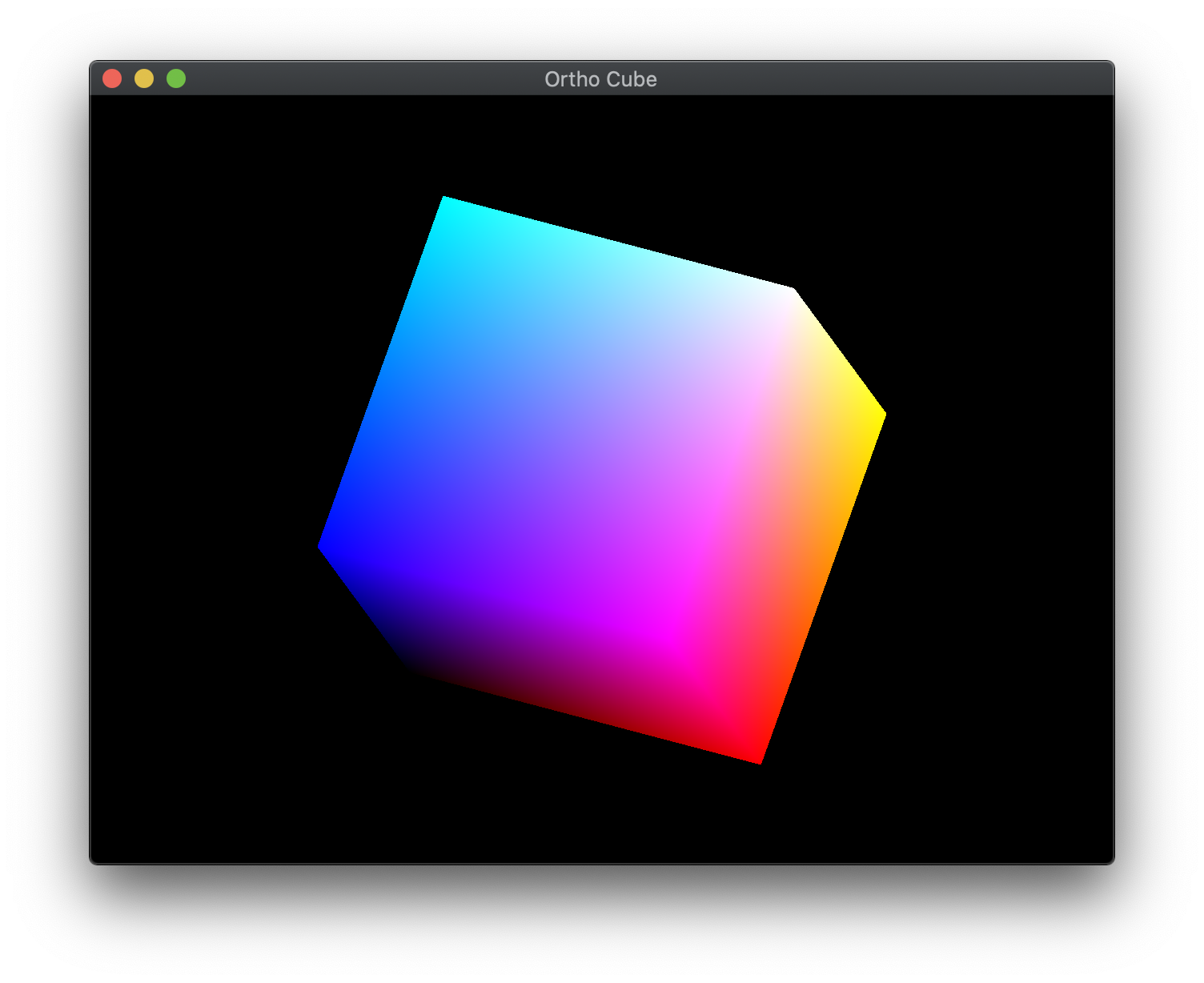 CS 370: Lab 5: 3D Orthographic Projection